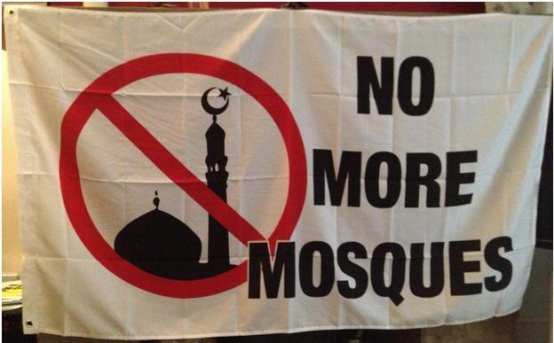No More Mosques Flag - Local Rights